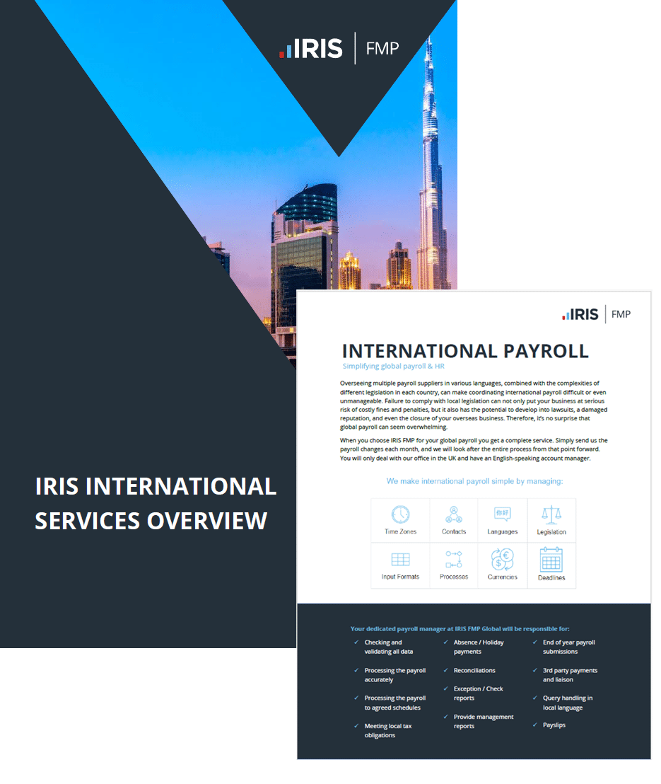 FMP Global Brochure | Global Payroll & HR Services | IRIS